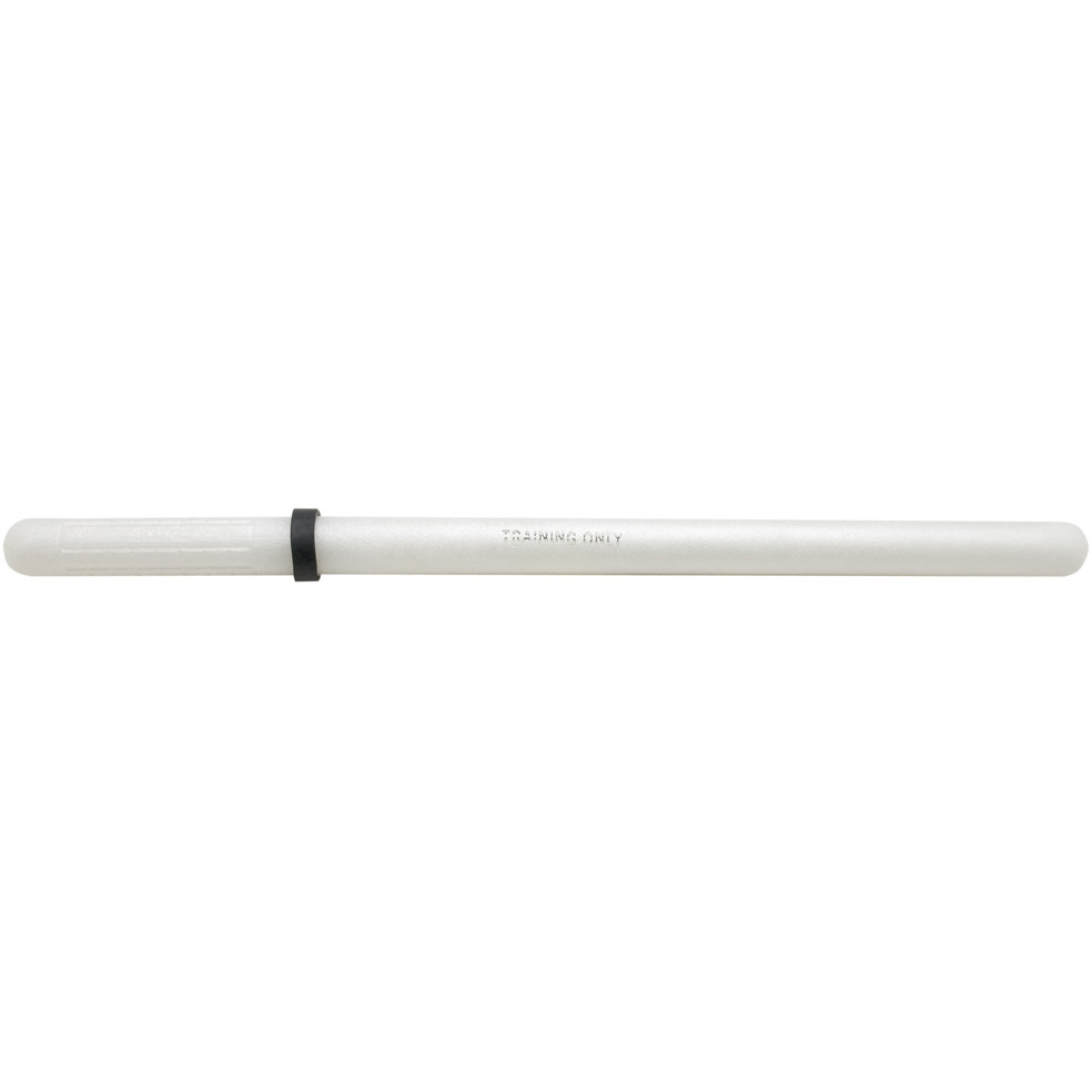 Straight 36" White Foam Training Baton - Defense Technology
