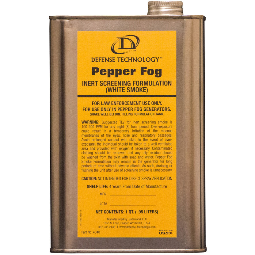 Pepper Fog Generator - Defense Technology