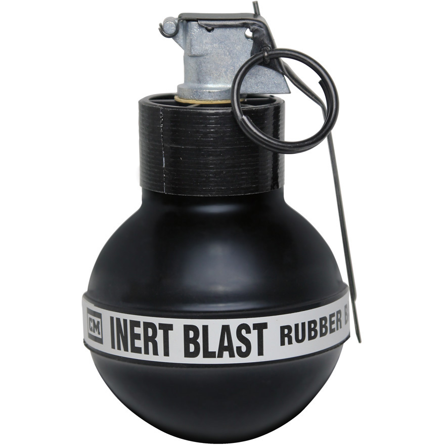 Rubber Ball Blast Grenade, Inert - Defense Technology