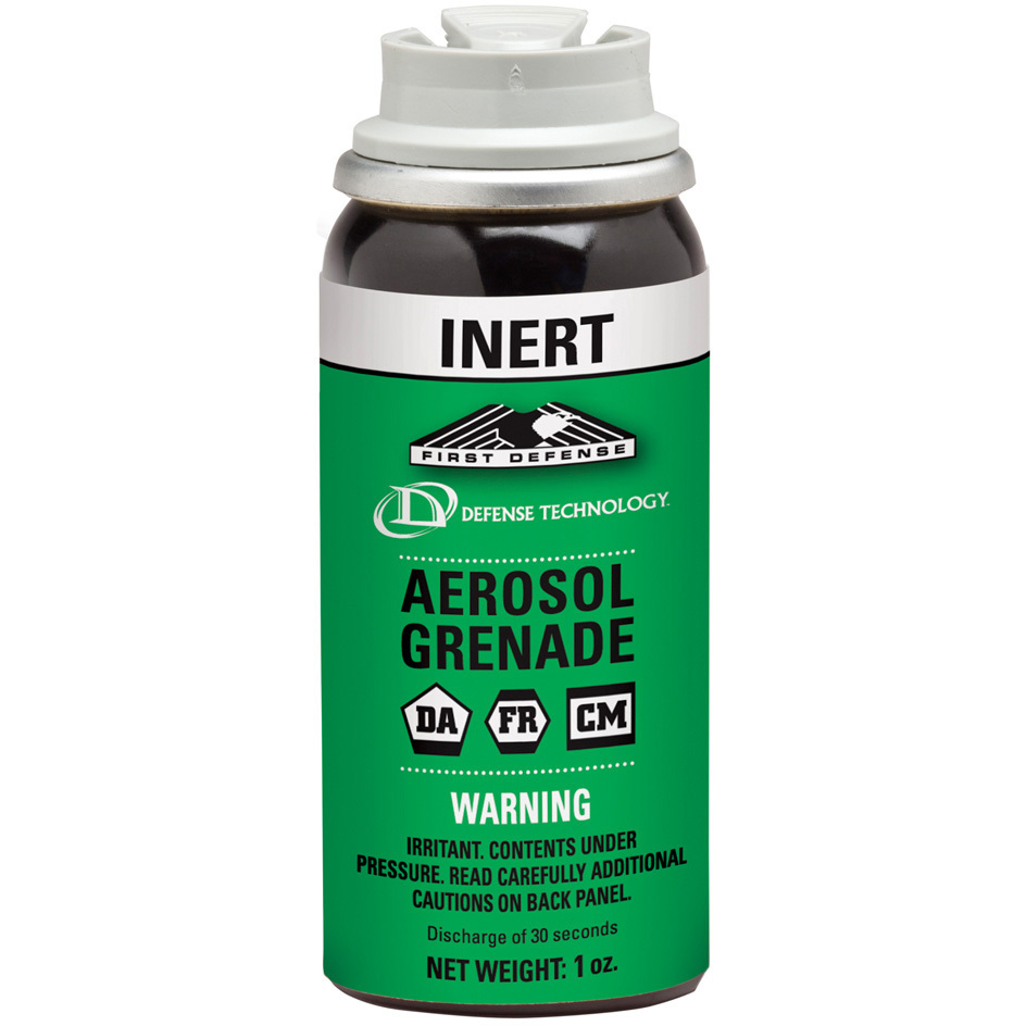 Aerosol Grenade Inert Fogger, 1-ounce - Defense Technology