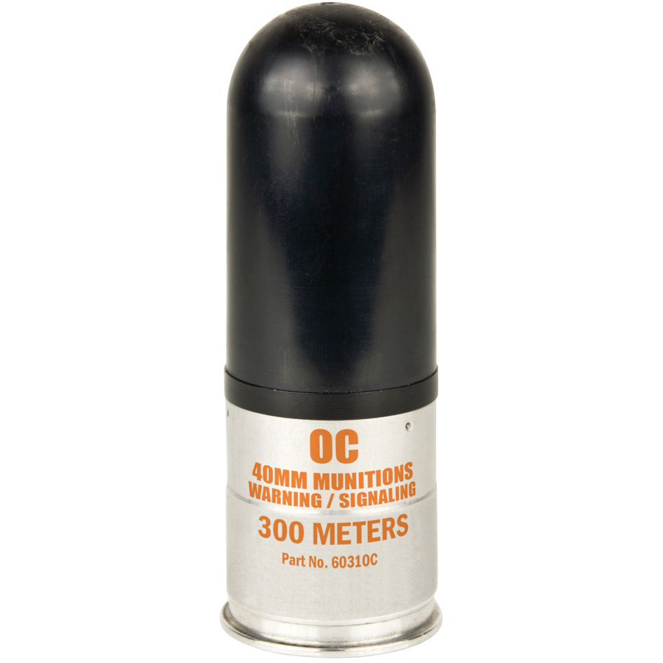 40mm Aerial Warning/Signaling Munition with OC, 300 Meters With Payload ...