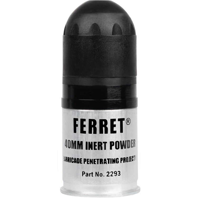 Ferret® 40 mm Powder Barricade Round, Inert - Defense Technology