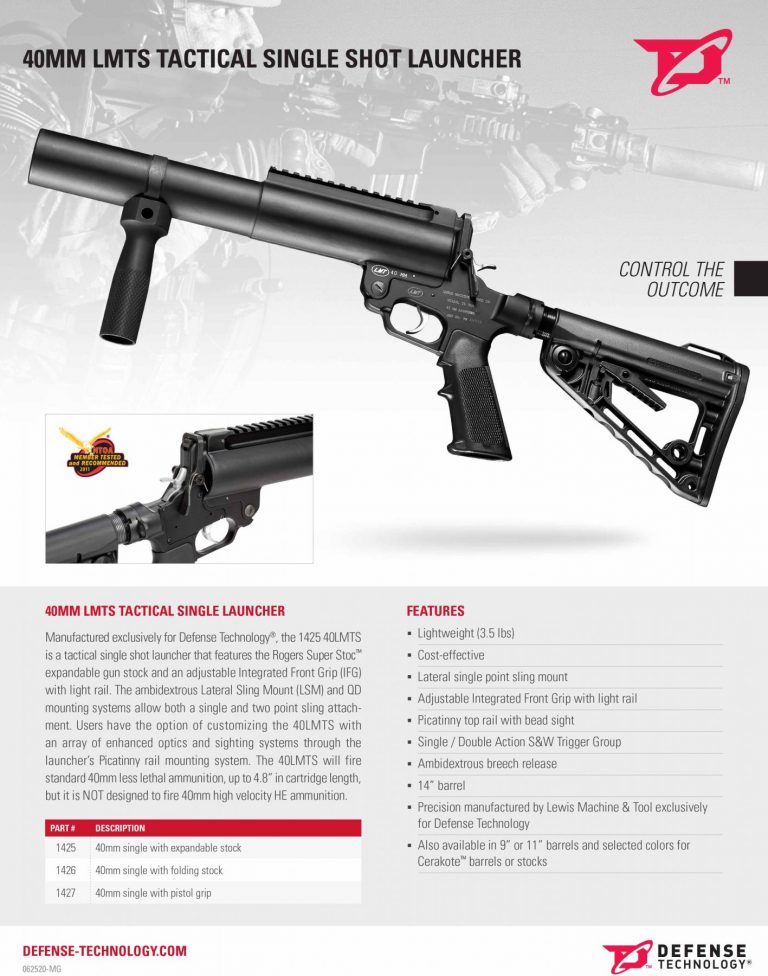 Defense Technology® Sell Sheets - Defense Technology