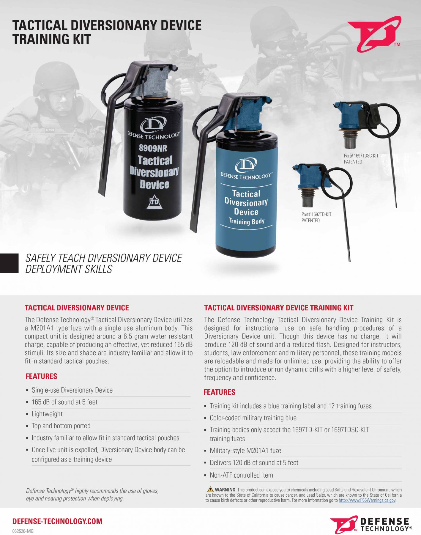 Defense Technology® Sell Sheets - Defense Technology