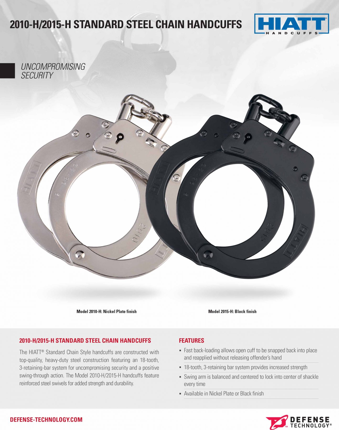 Monadnock® Riot Gear Sell Sheets - Defense Technology