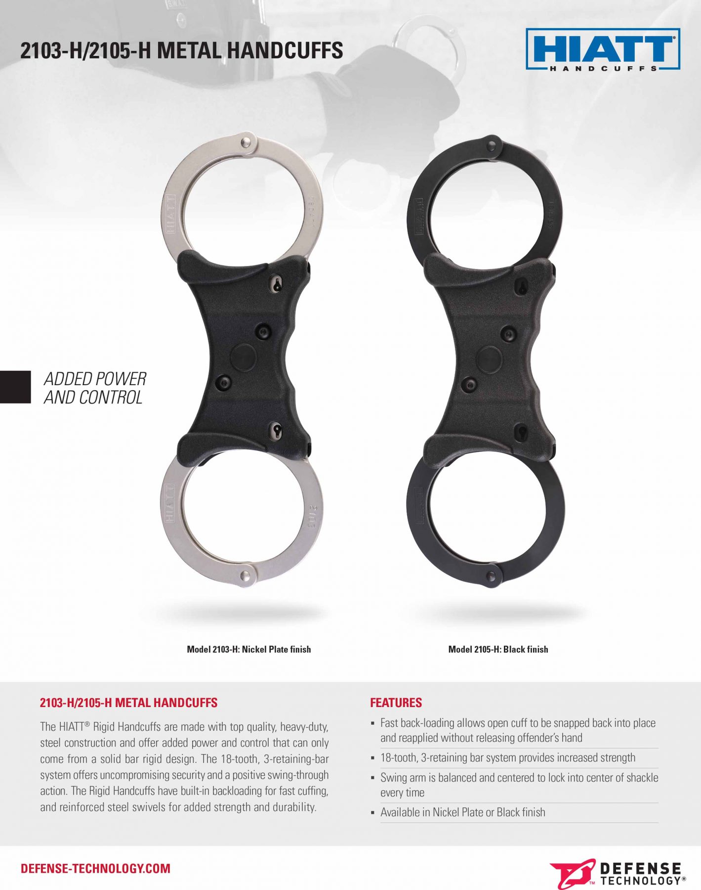 Monadnock® Riot Gear Sell Sheets - Defense Technology