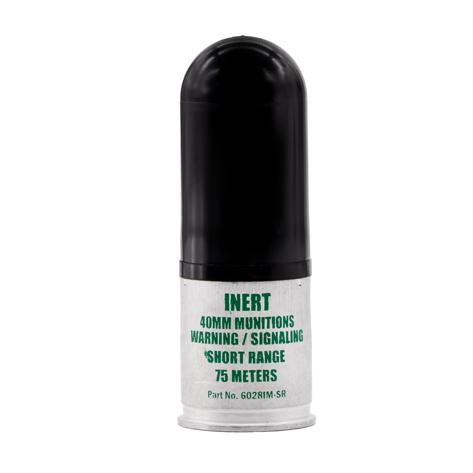 40mm Warning/Signaling Munition, Short Range, Inert Marking, 75 Meters ...